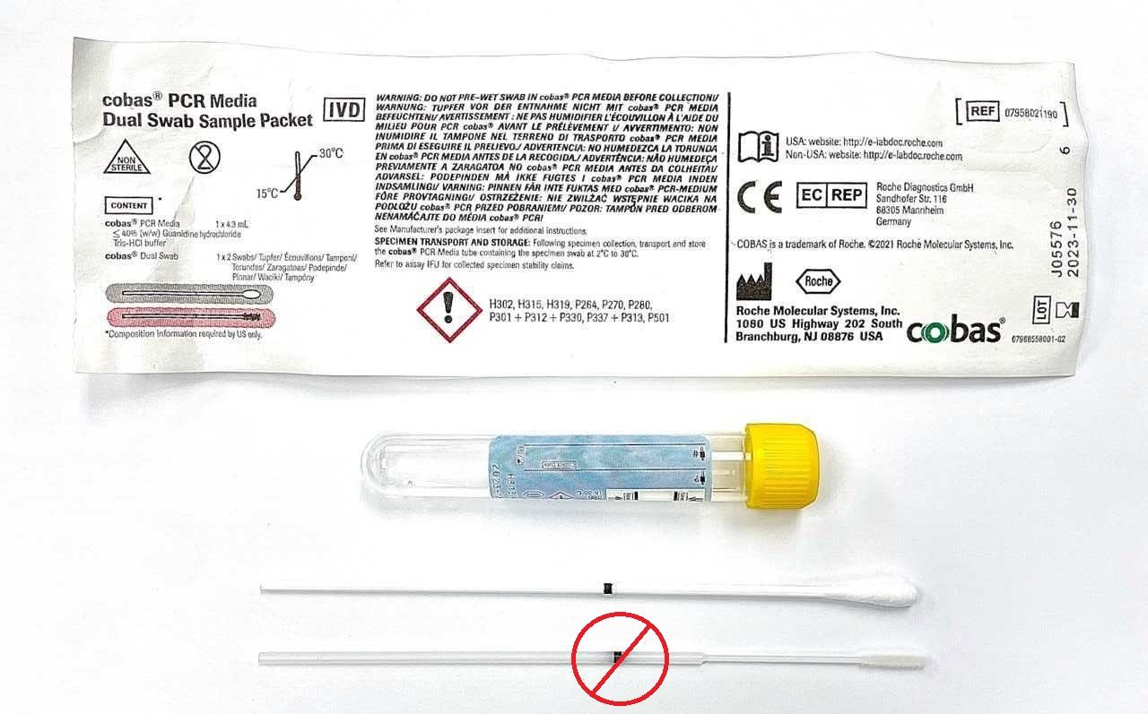 How to complete a Freddie STI swab kit
