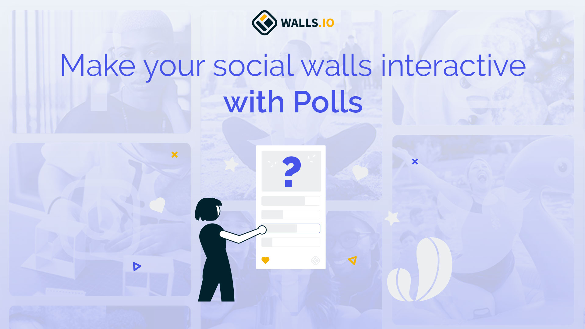 Let your audience be heard with Live Polls and social walls