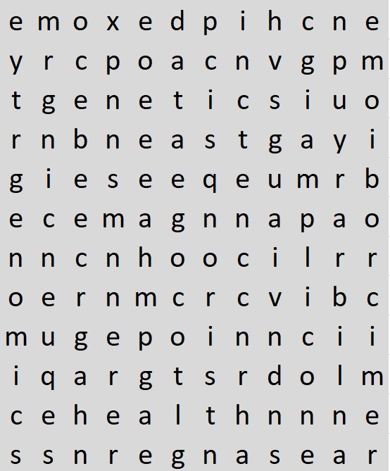 Take a break with our genomics word search | Macrogen Europe