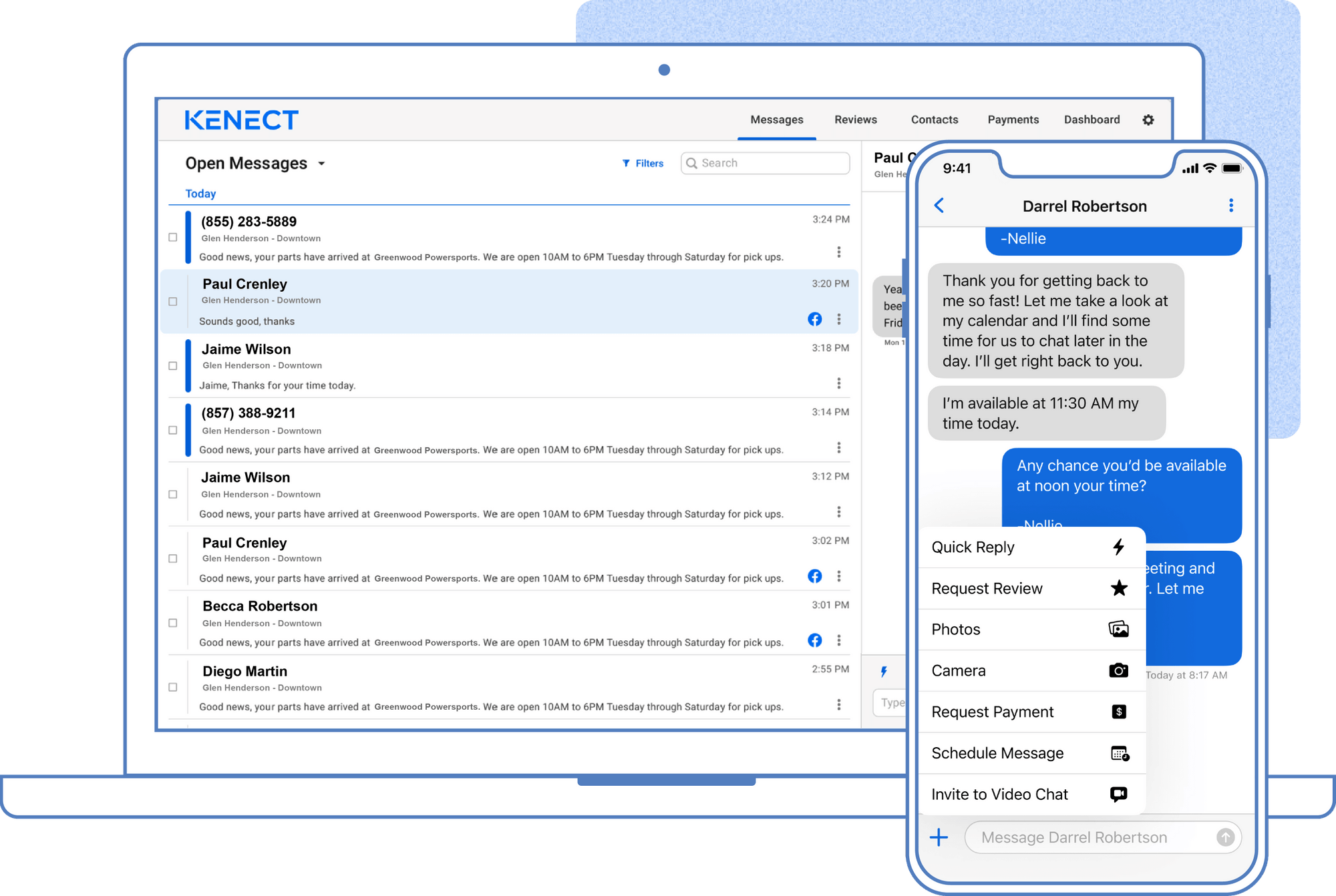 Reputation Management & Business Texting for the Modern Business | Kenect