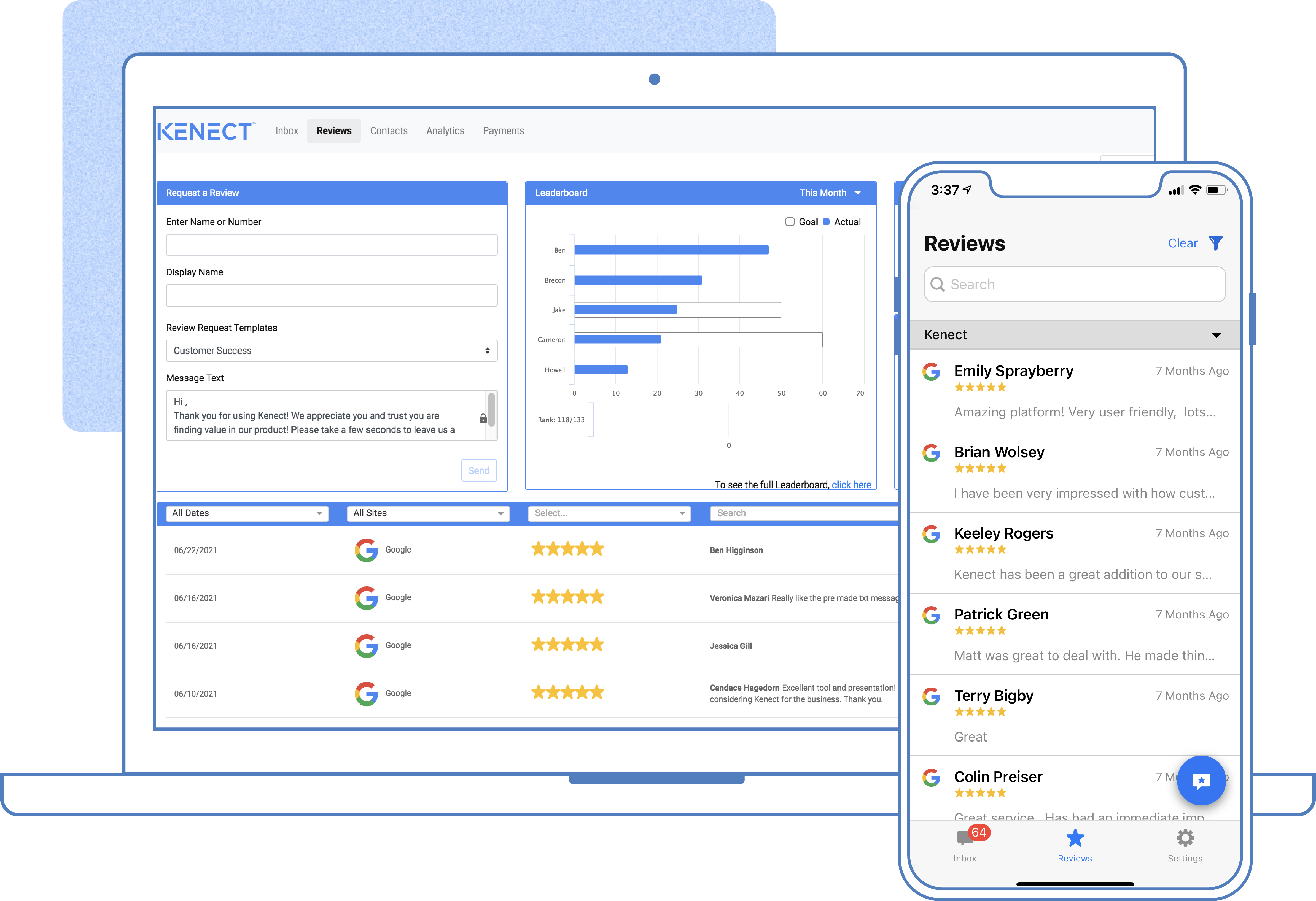 Online Review Management | Kenect