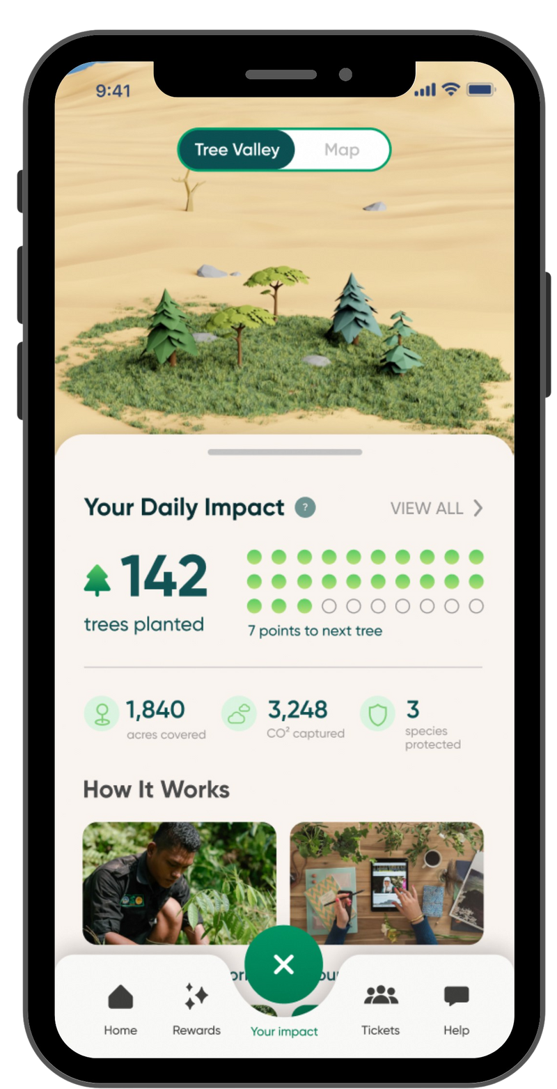 Treecard - The wooden debit card that plants trees.