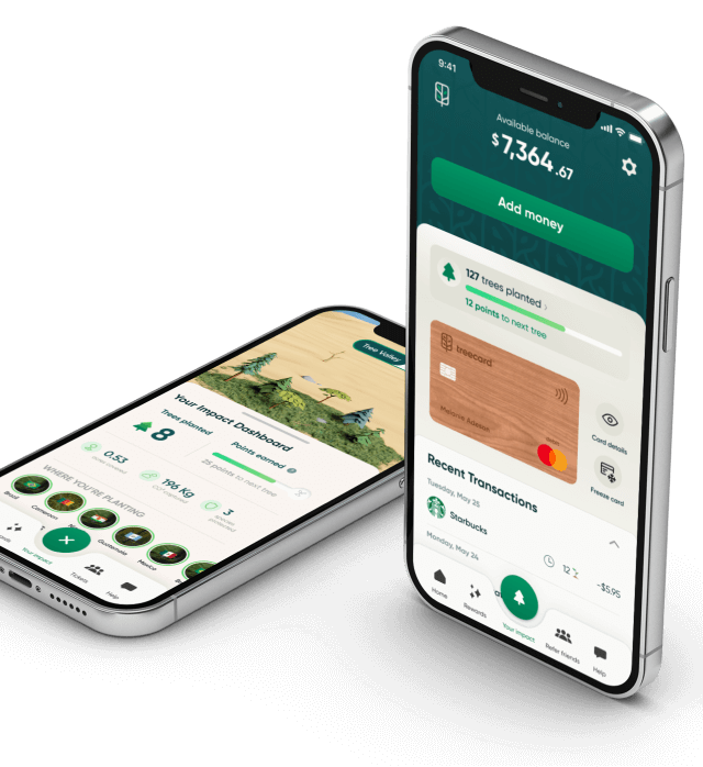Treecard - The wooden debit card that plants trees.
