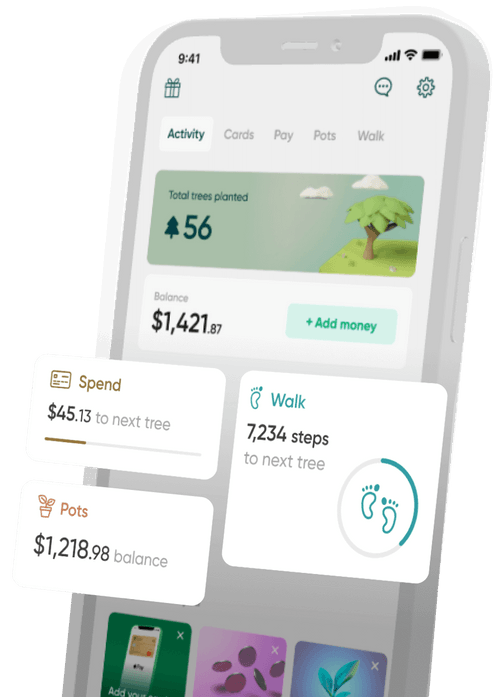 Treecard - The wooden debit card that plants trees.
