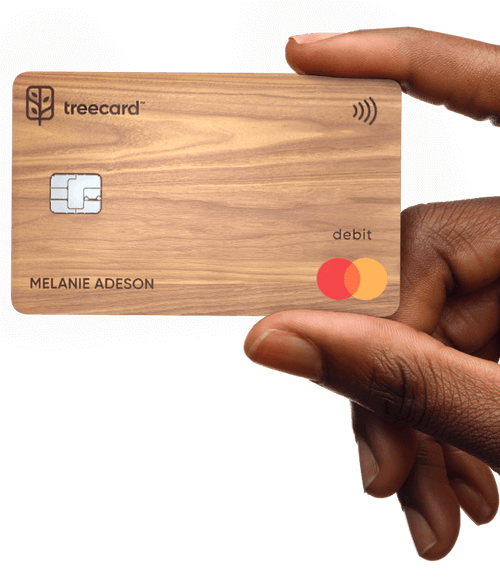 Treecard - The wooden debit card that plants trees.