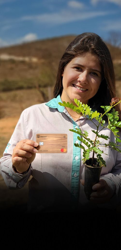 Treecard - The wooden debit card that plants trees.