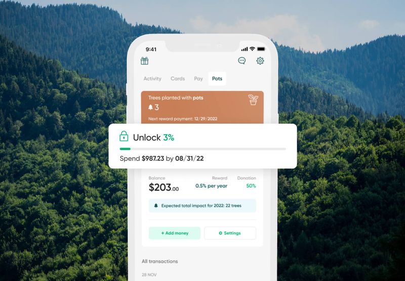Treecard - The wooden debit card that plants trees.