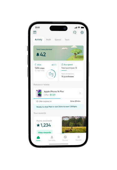 Treecard - Sustainable living, made simple.