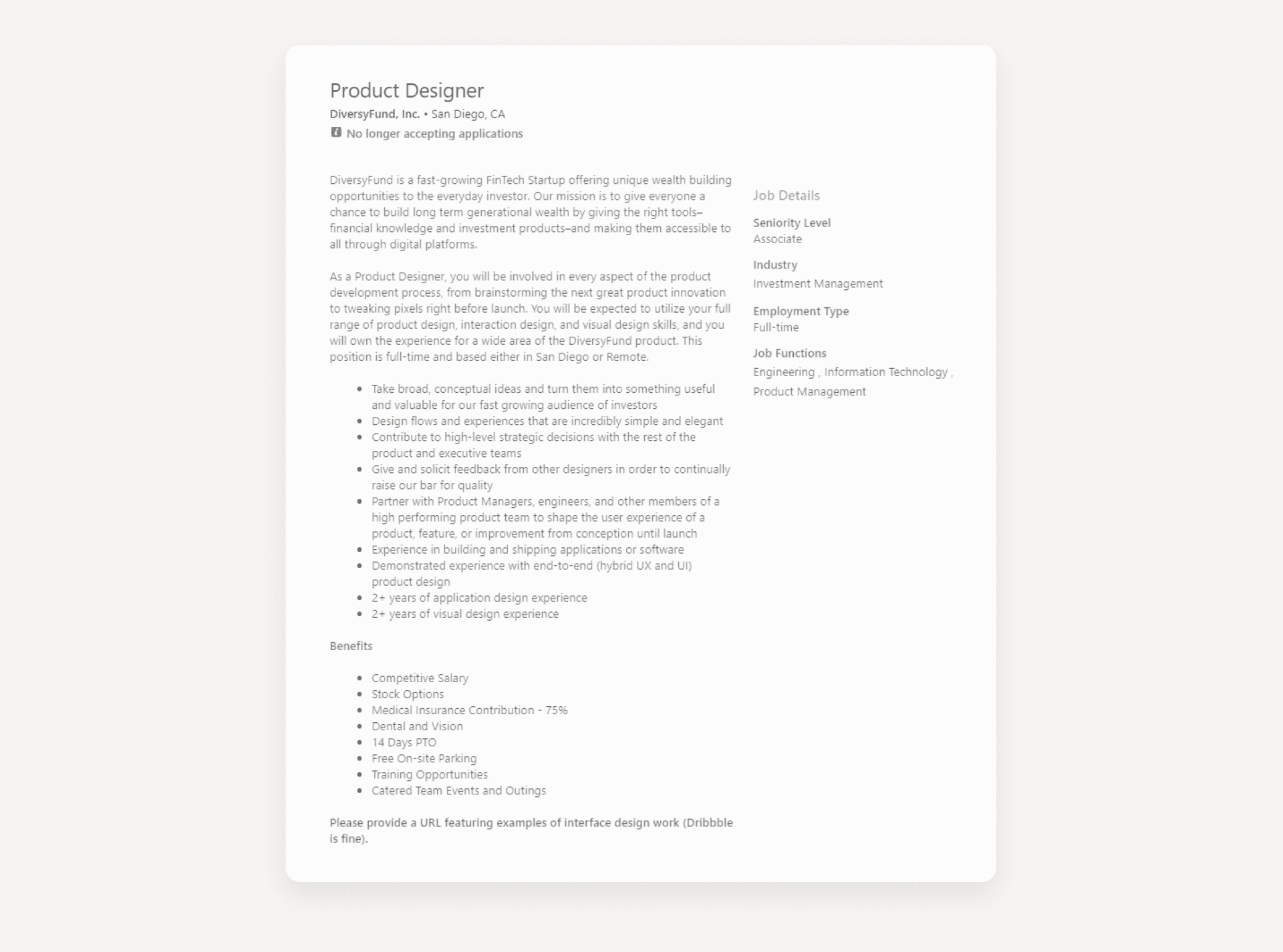 Product Designer Job Description: Explanations and Examples