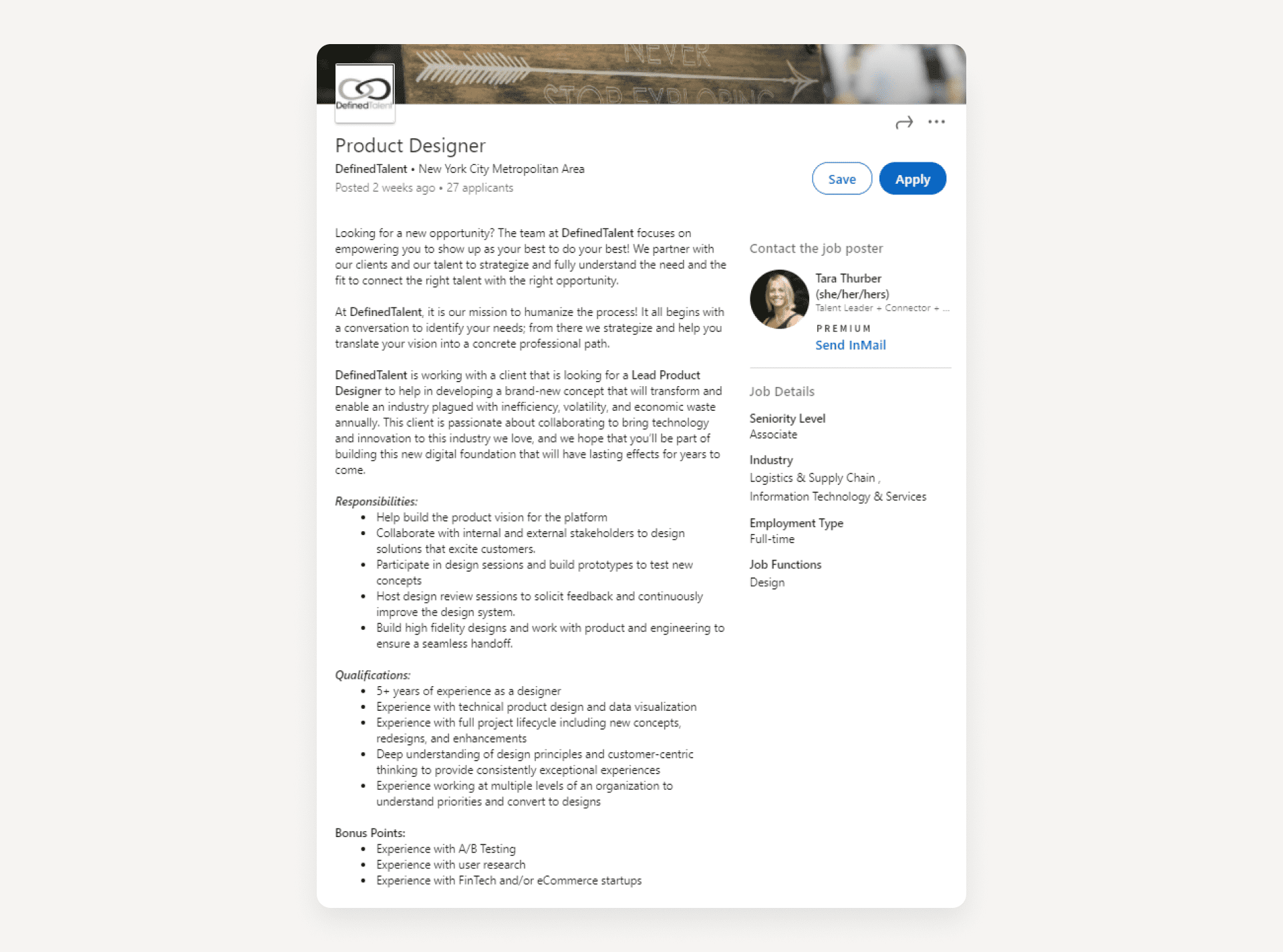 Product Designer Job Description: Explanations and Examples