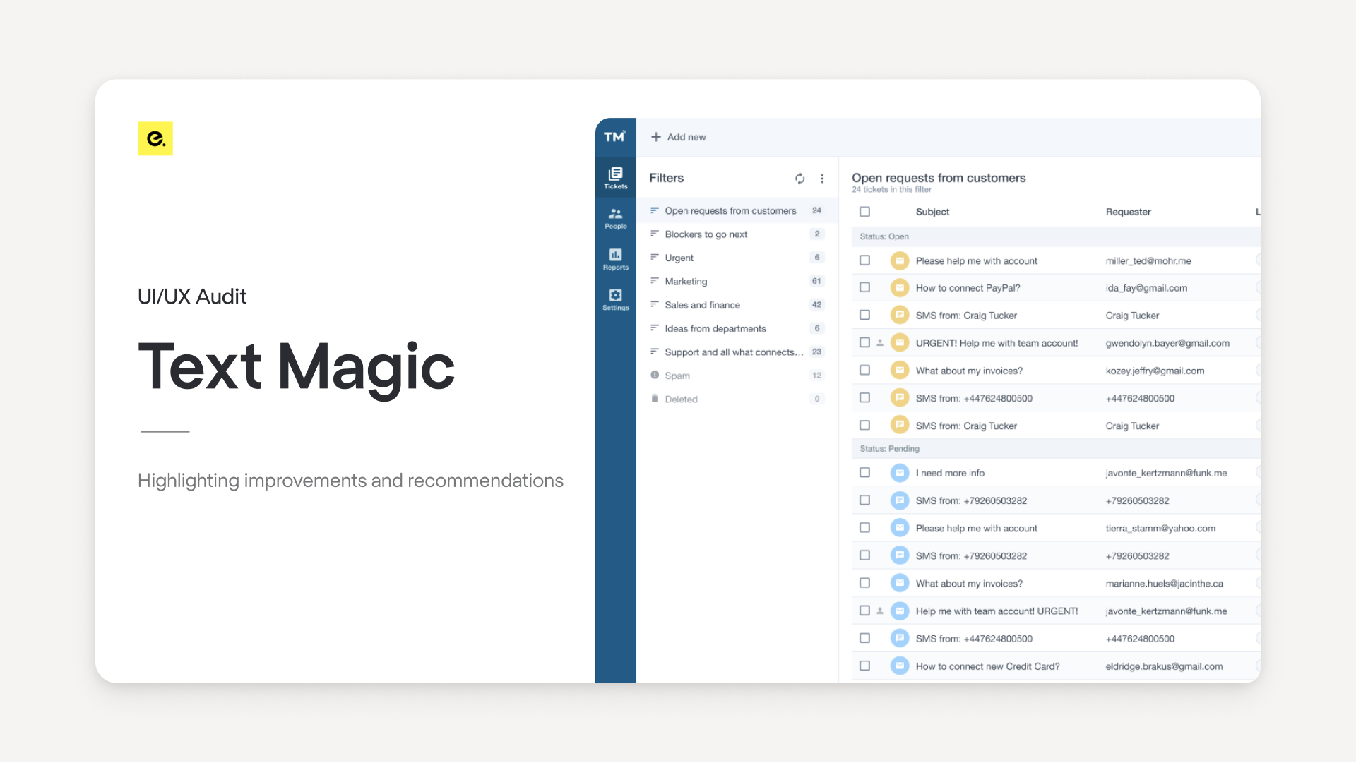 Design Audit Example: the Need, the Process, and the Outcomes