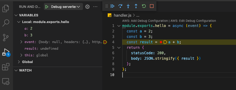 Using Vscode To Debug Nodejs Serverless Applications Serverless Guru