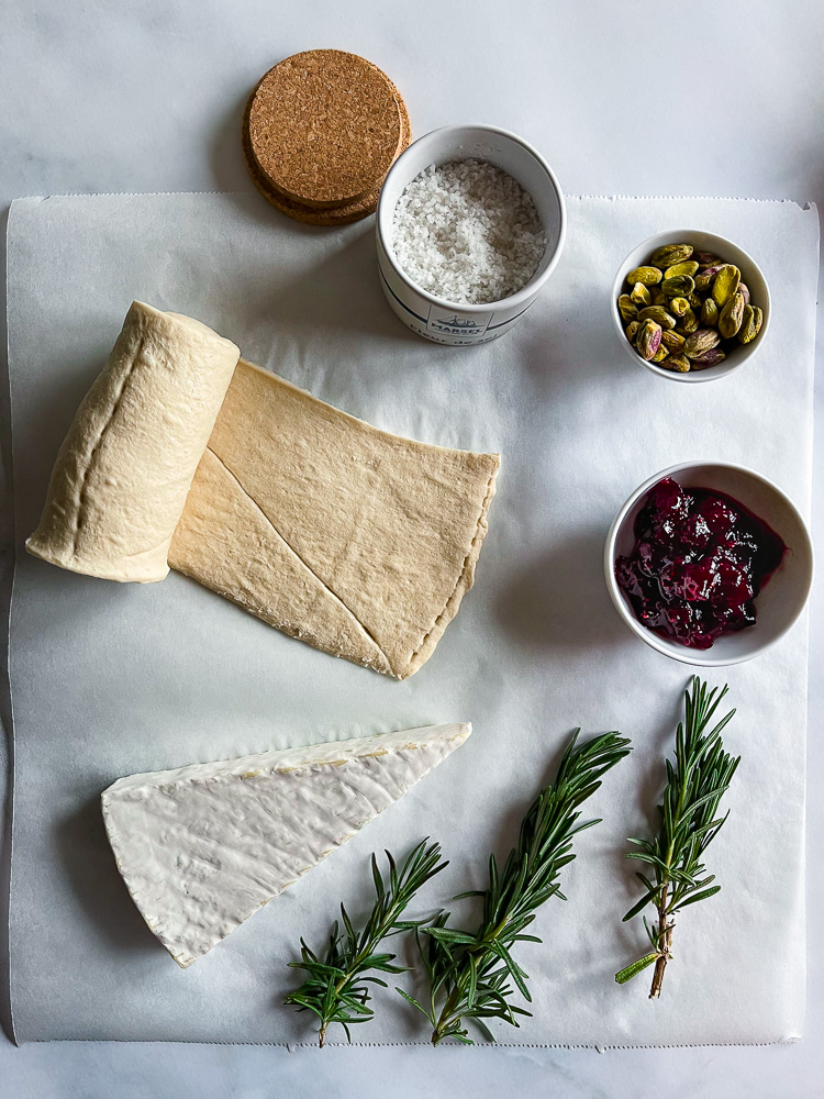 Cranberry Brie Crescent Wreath