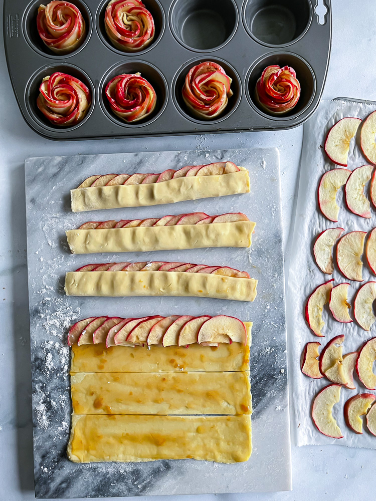 Apple Rose Puff Pastries