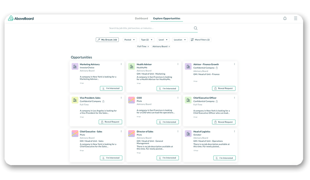 AboveBoard | An inclusive platform for executive hiring