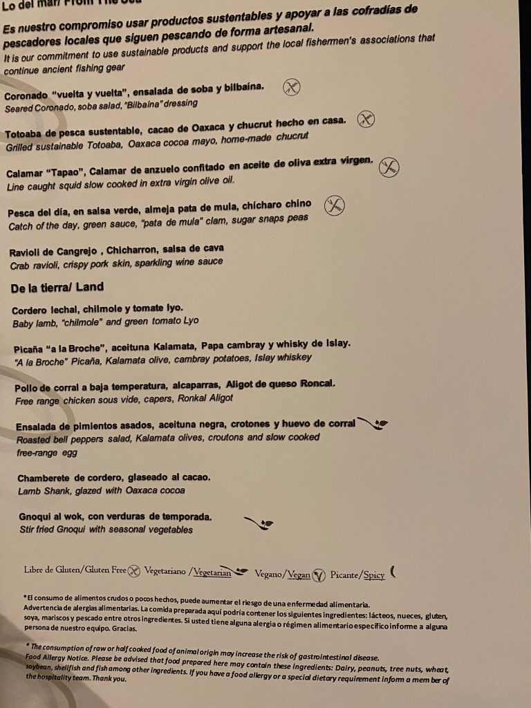 The Restaurants of The Royal Hideaway in Playacar Mexico