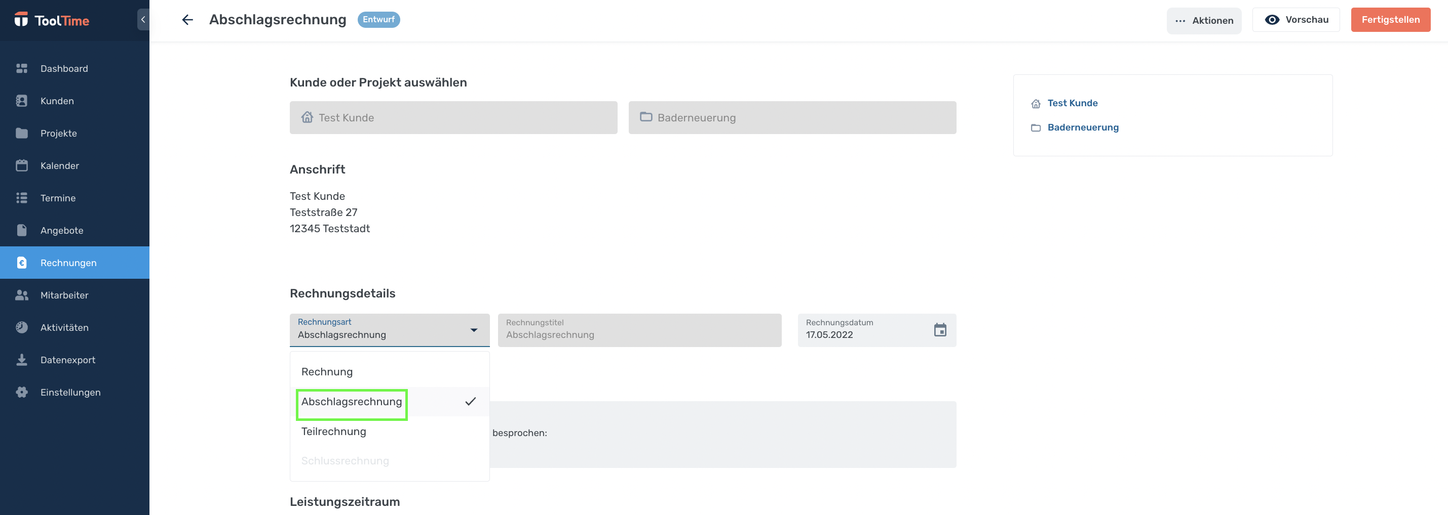 Abschlagszahlungen im Handwerk: So geht’s - ToolTime