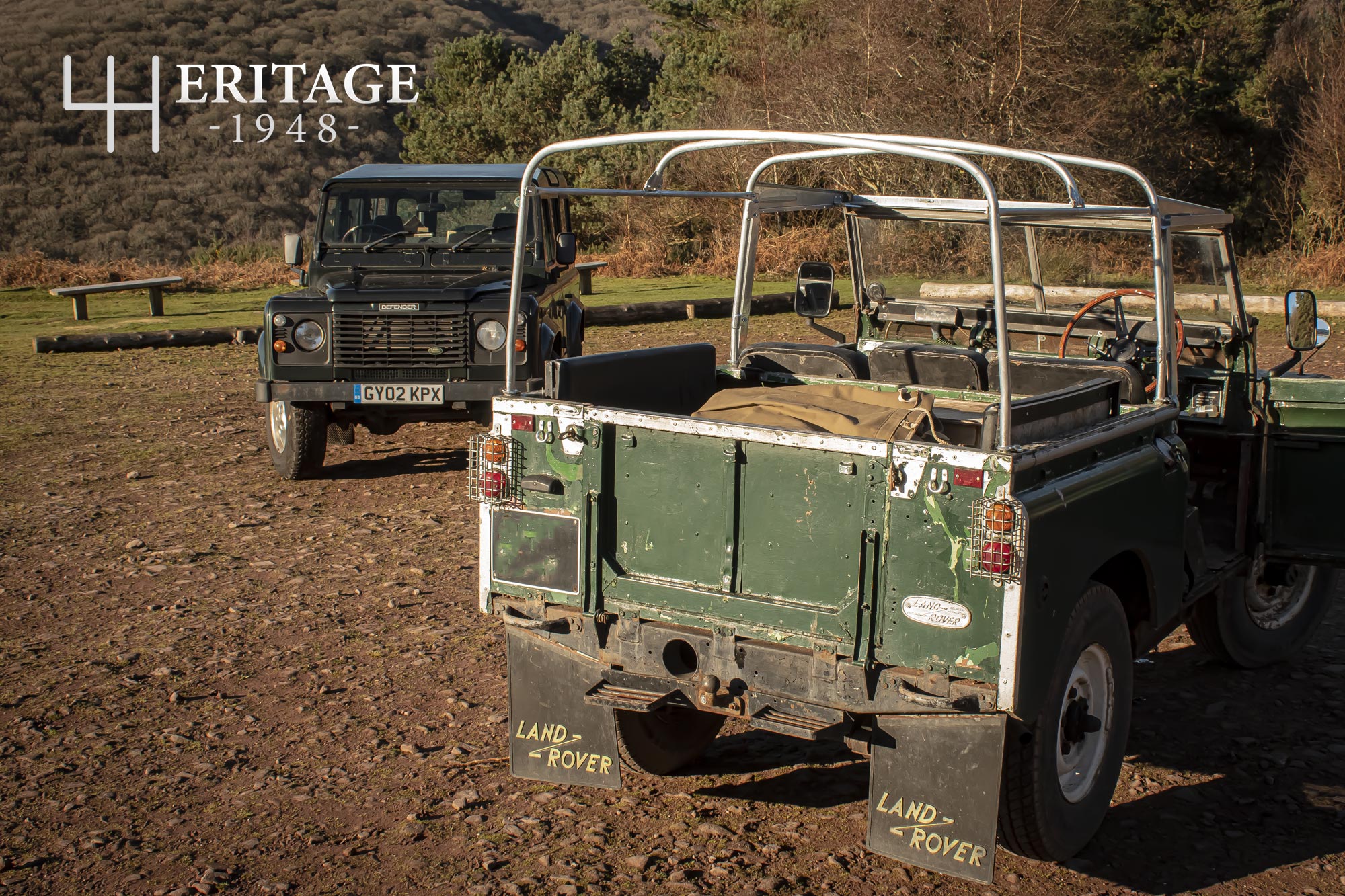 88" Full Hood Stick Kit, Land Rover Series 2/3