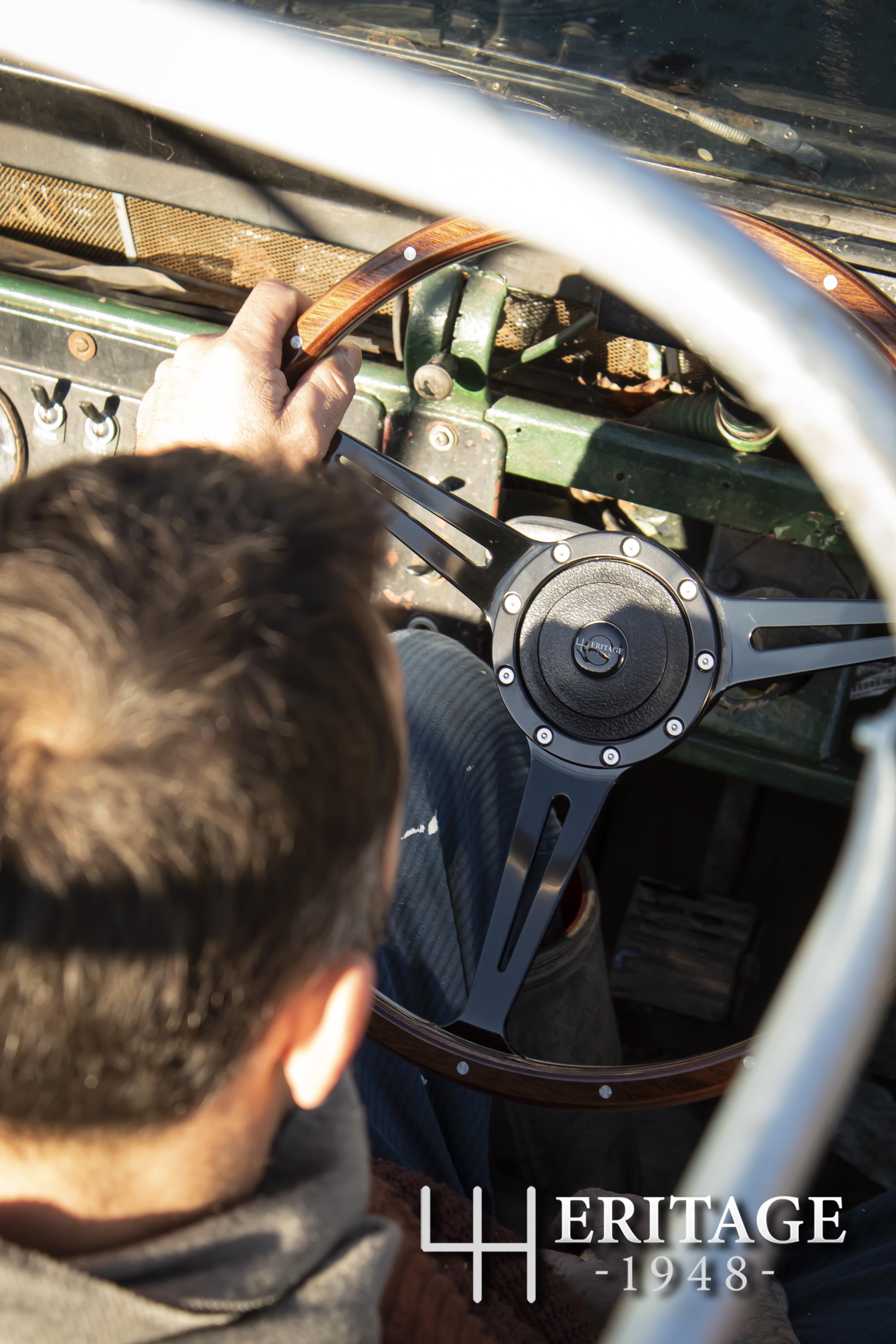 Quantock 17” Heritage Wood Rim Steering Wheel