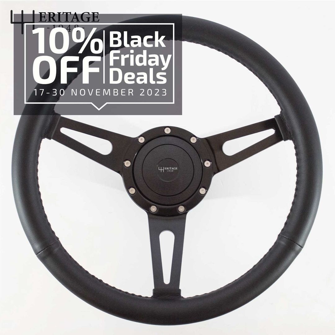 Quantock 17” Heritage Wood Rim Steering Wheel