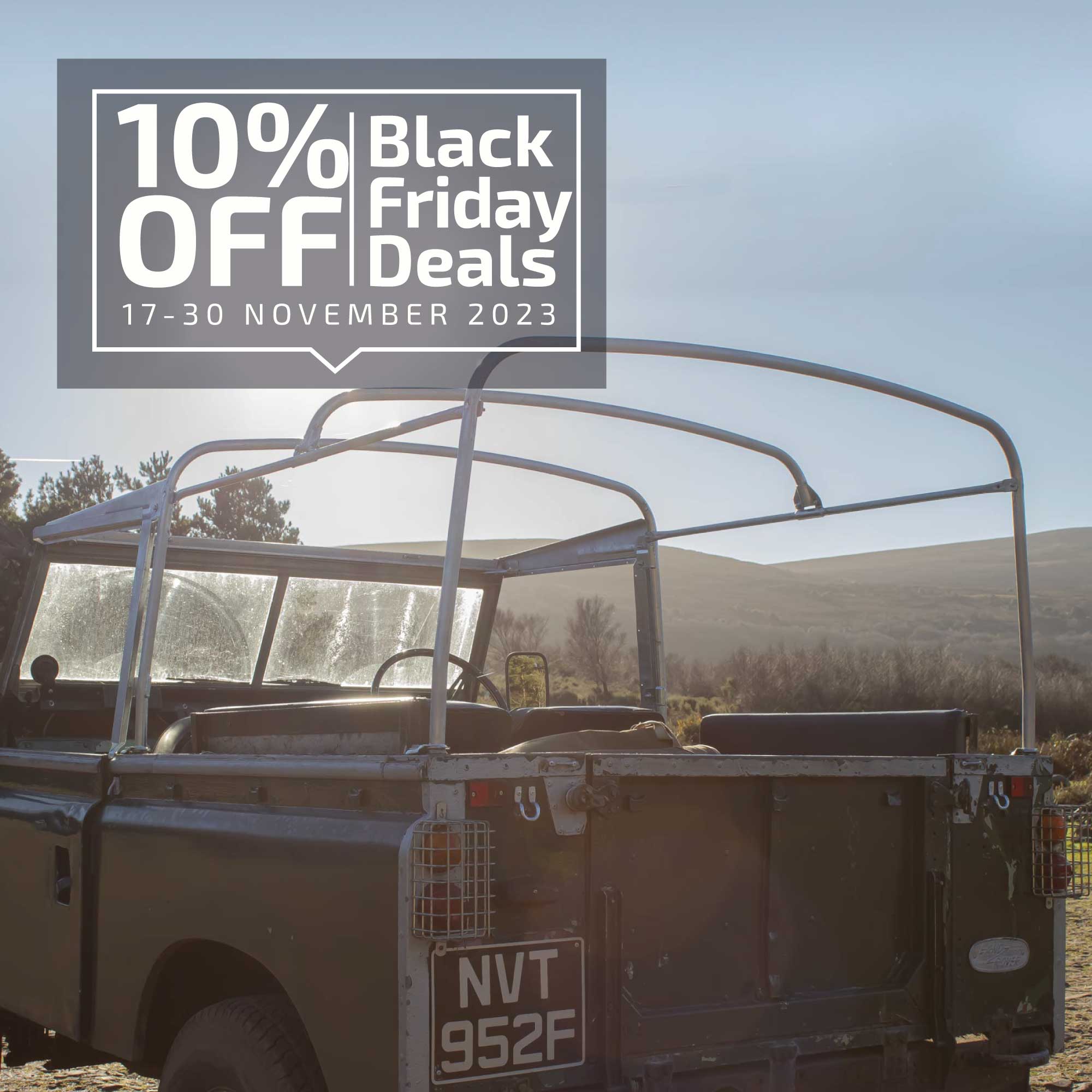 88" Full Hood Stick Kit, Land Rover Series 2/3