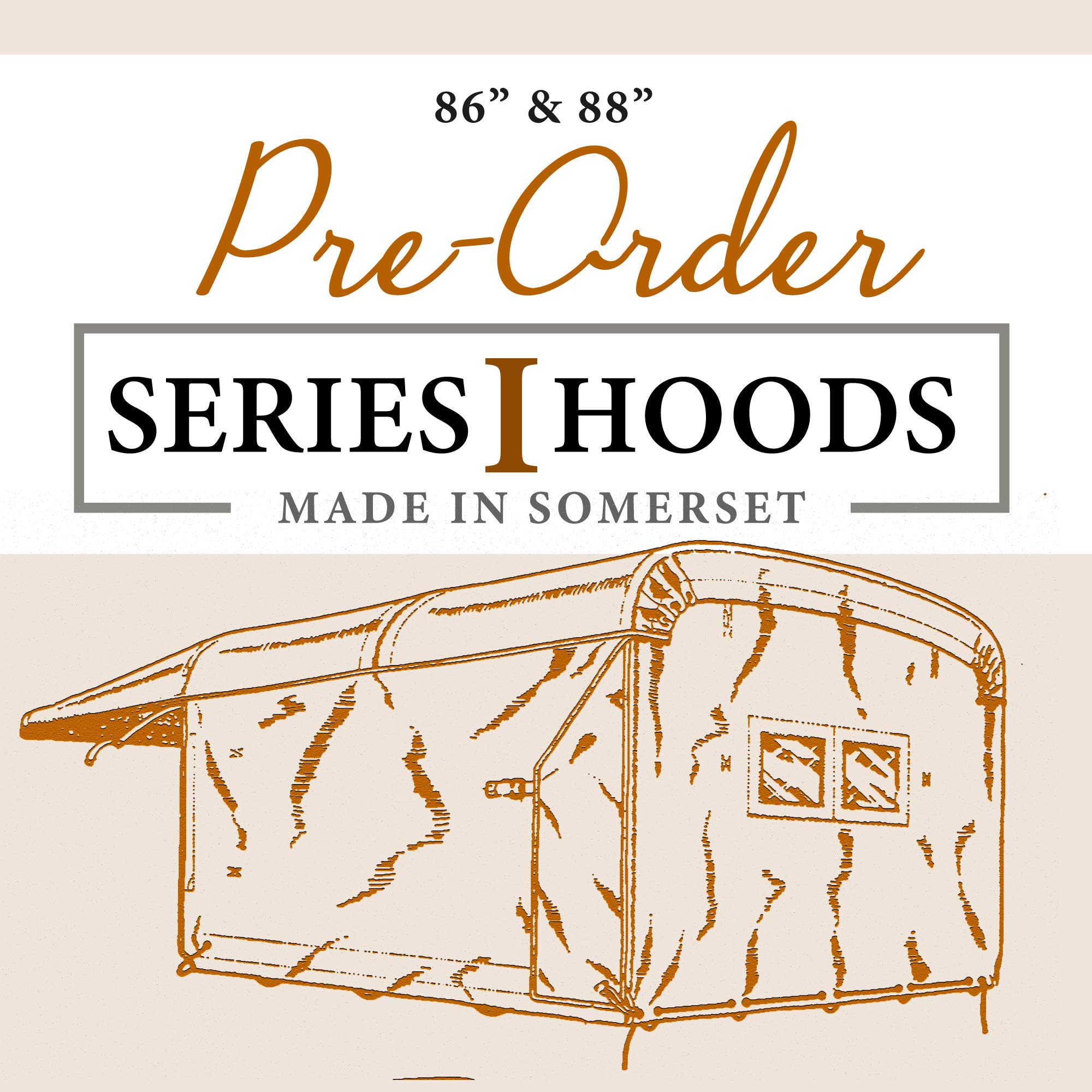 88" Land Rover Full Hood Series 2/3