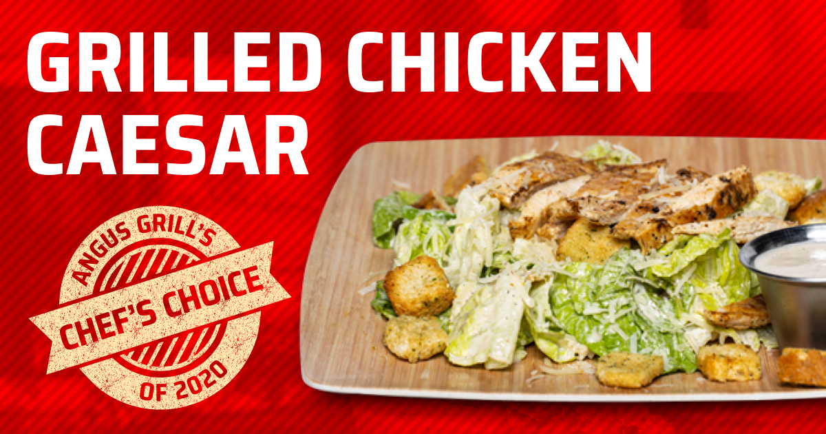 Grilled Chicken Caesar | Angus Grill | Top Restaurant Greenville, NC