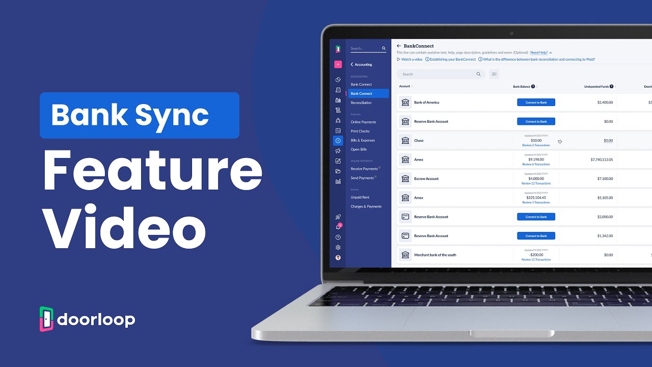 DoorLoop's Seamless BankSync Integration | Video