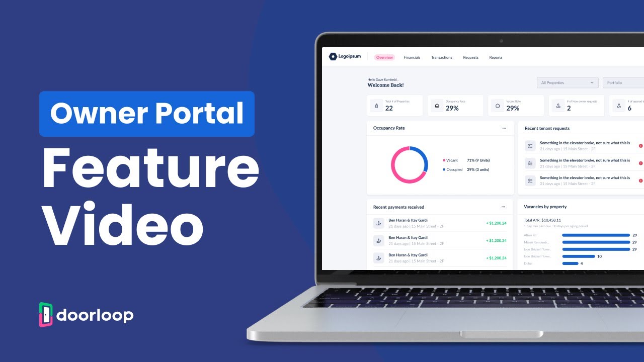 Streamline Communication and Boost Transparency with Owners Using DoorLoop’s Brand New Owner ...