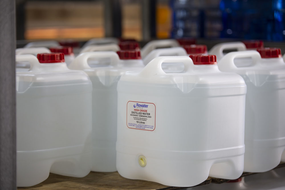 High purity water for medical and dental practices