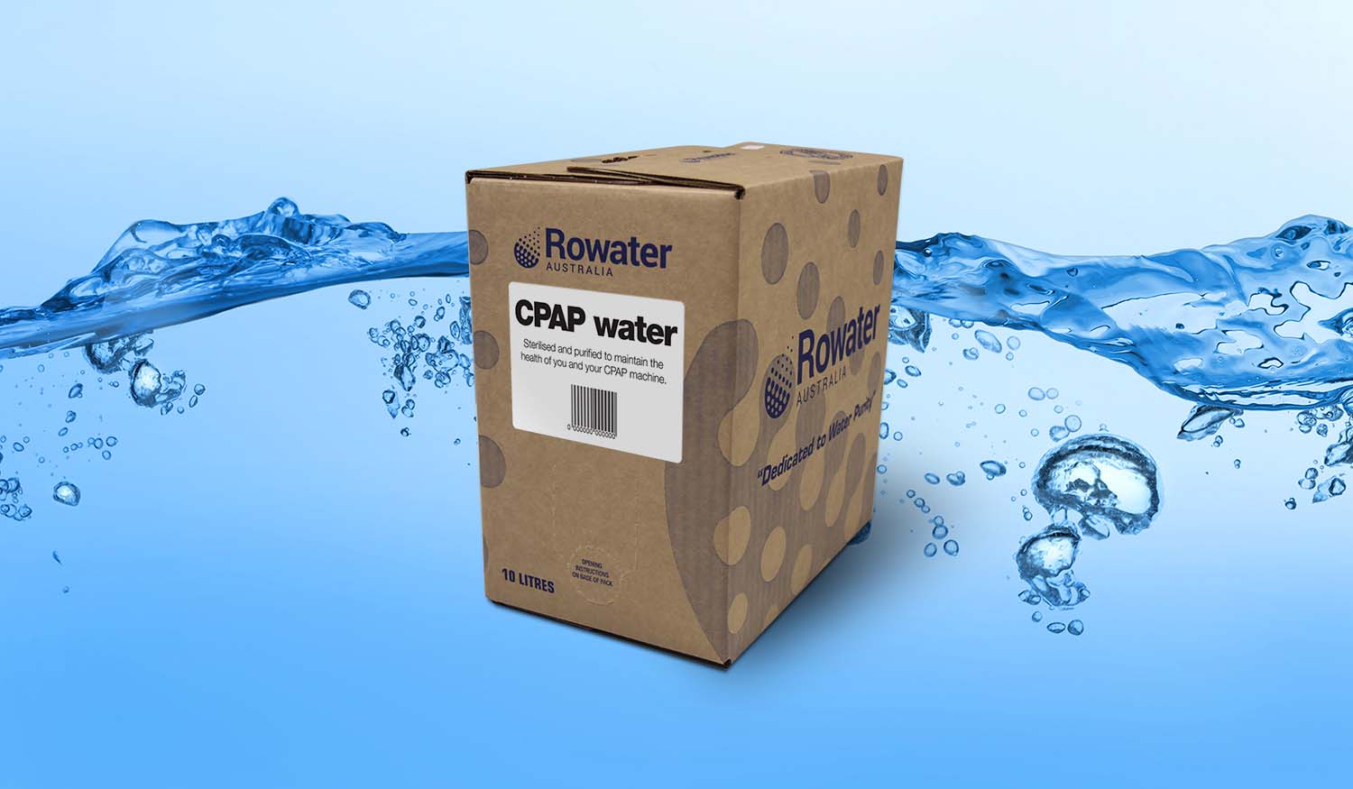 High purity water delivered to your address