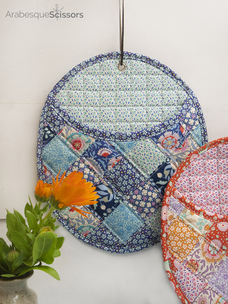 Circular Patchwork Potholders Pattern