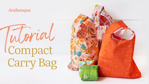 Sew Your Own Cute Compact Carry Bag