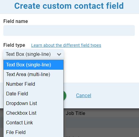 How to create custom contact and company fields