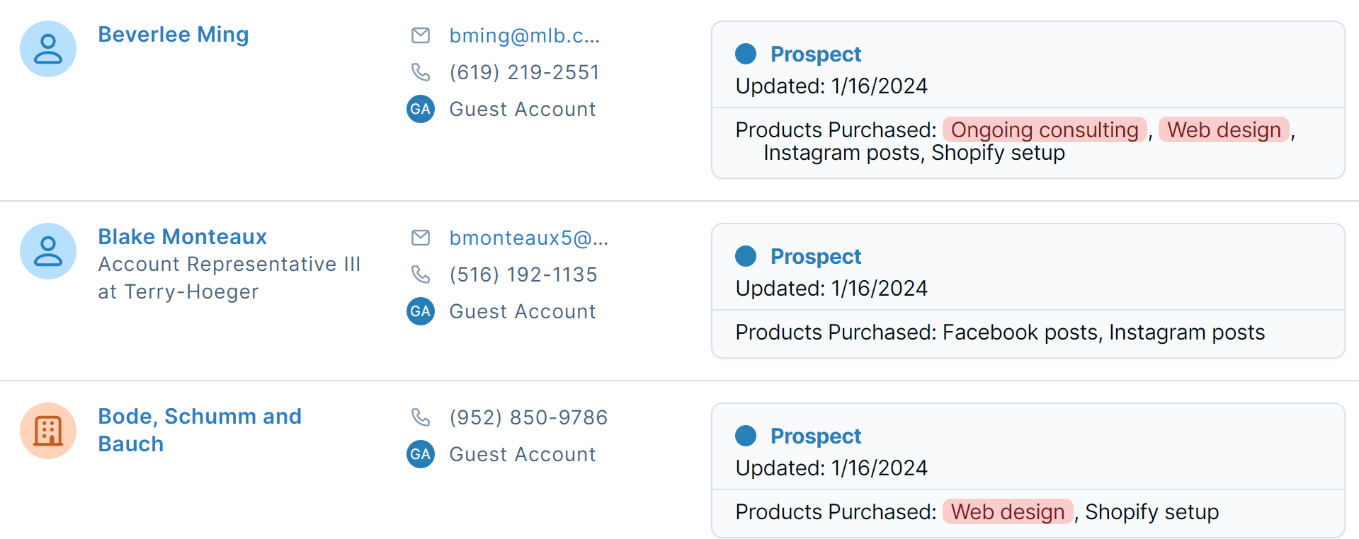 Product Update: Color-coded dropdown and checkbox options | LACRM Blog
