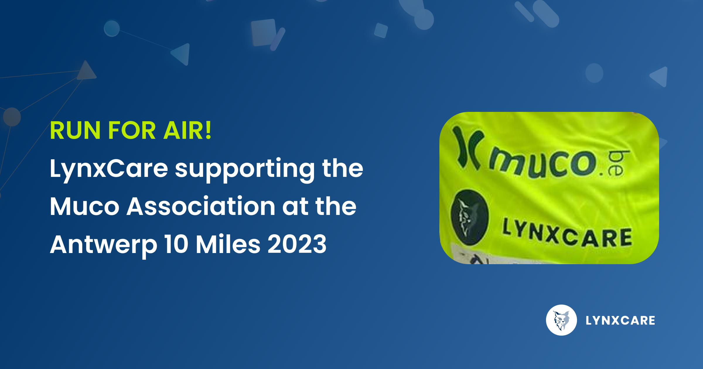 LynxCare is proud to be supporting the Muco association at the Antwerp ...