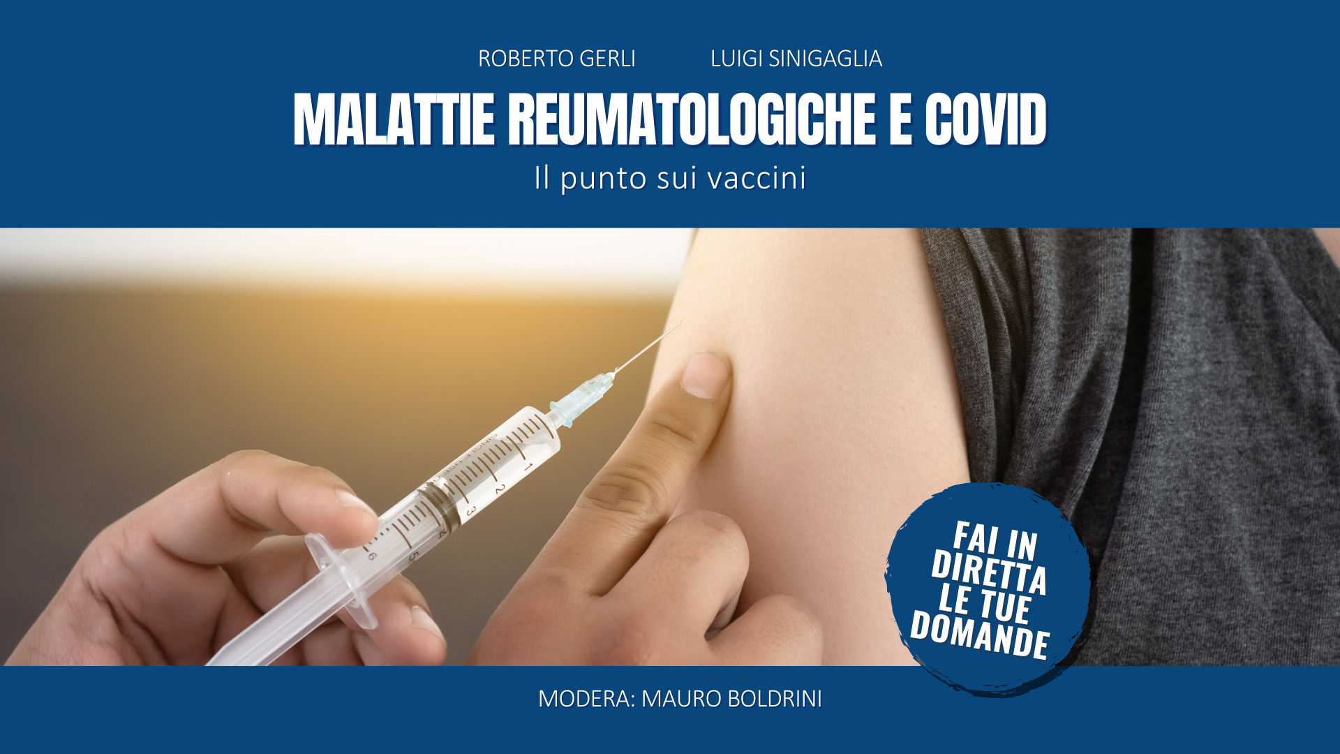 SirTV | Malattie reumatologiche e covid: il punto sui vaccini