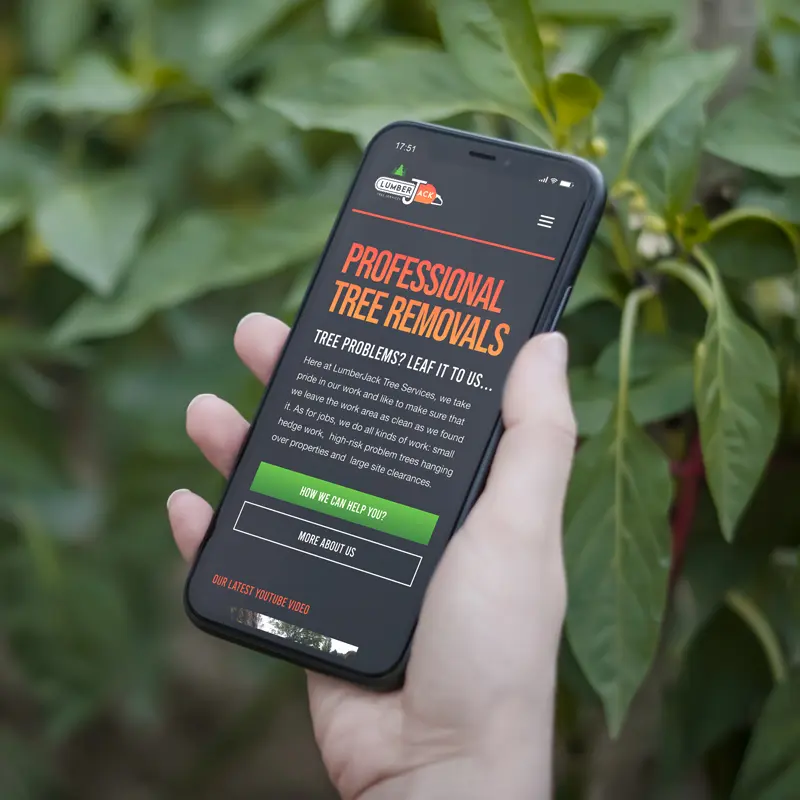 LumberJack Tree Services | Responsive Web Design by Pixel Jam
