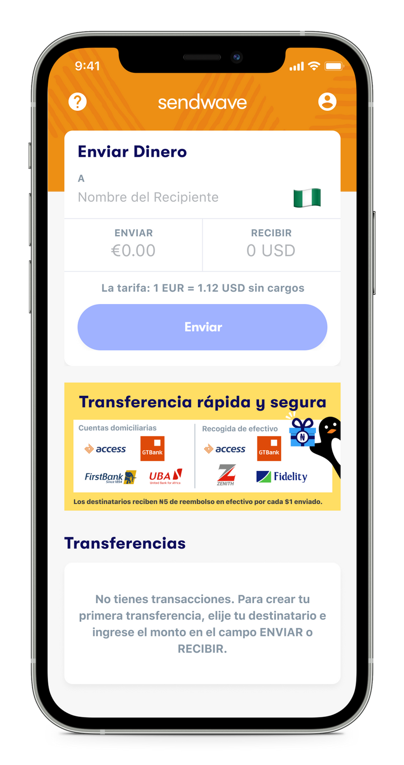 Envía dinero a Africa, Asia y las Américas.| Sendwave