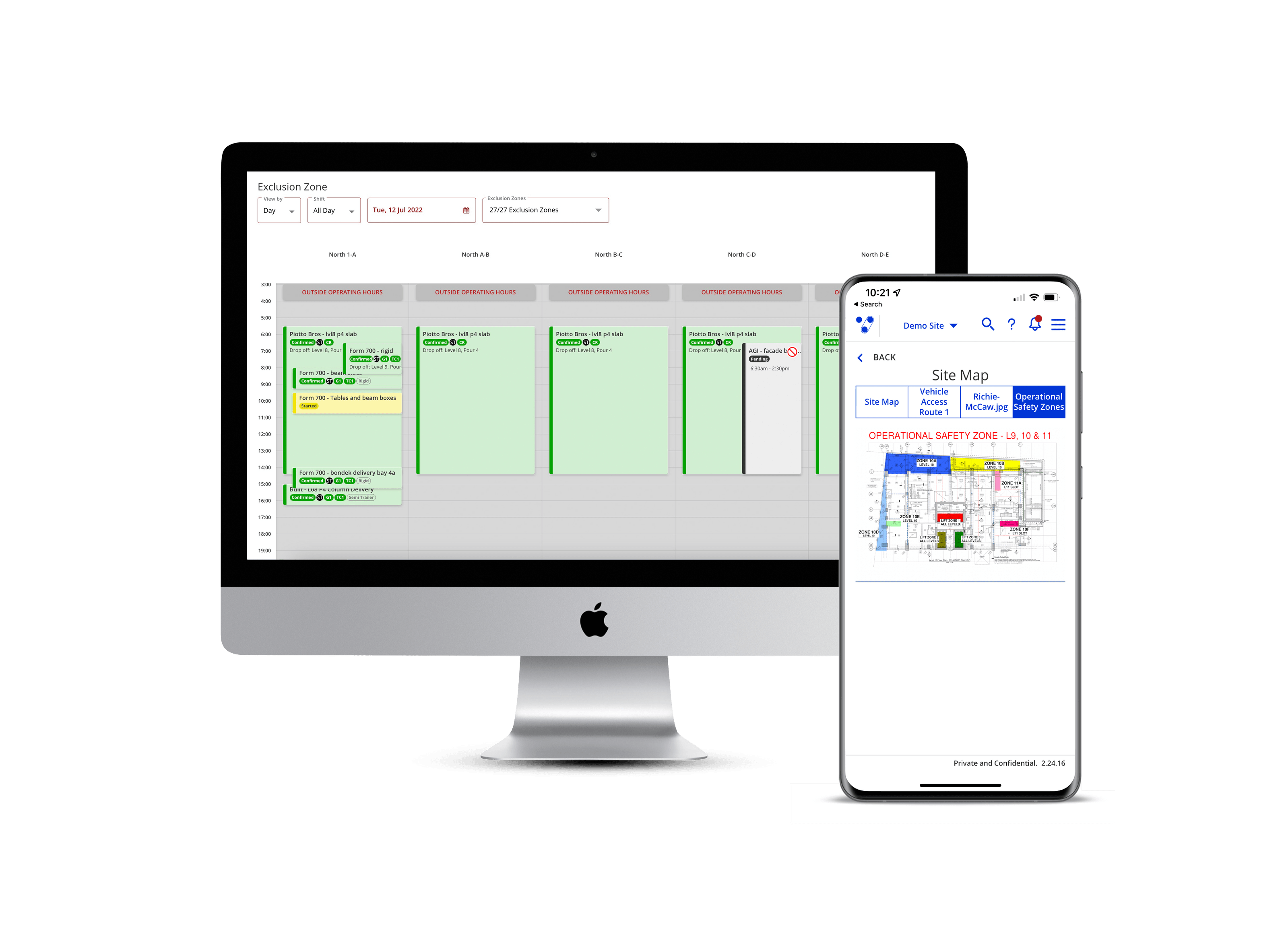 Work Area Scheduling