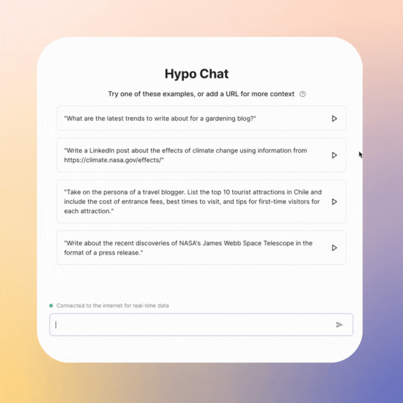 Free AI Chat - Hypotenuse AI