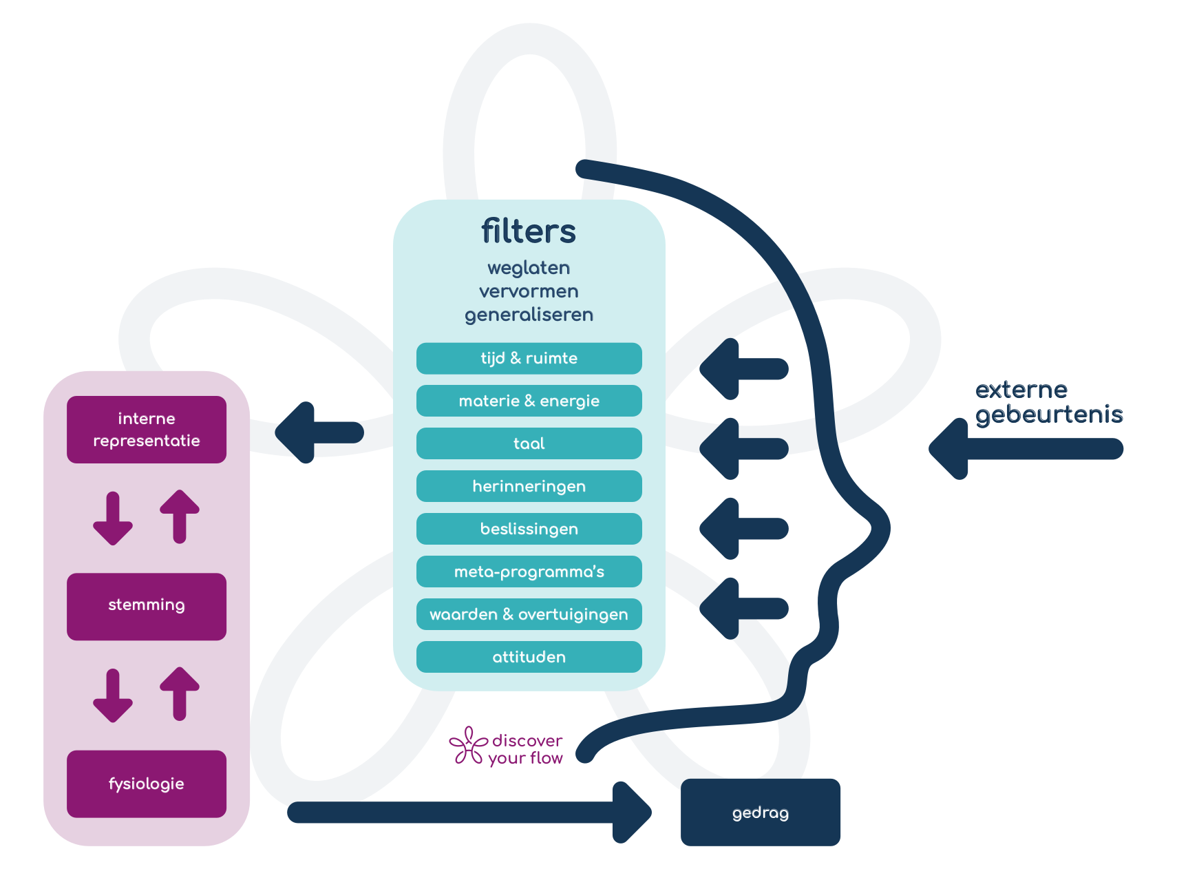 NLP Communicatiemodel | discoveryourflow | Modellen
