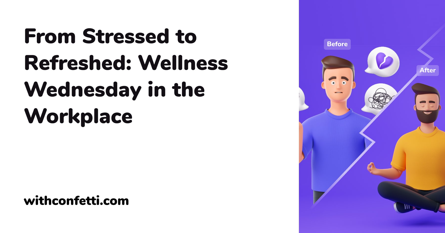 Wellness Wednesday Ideas for Work | Confetti 🎉