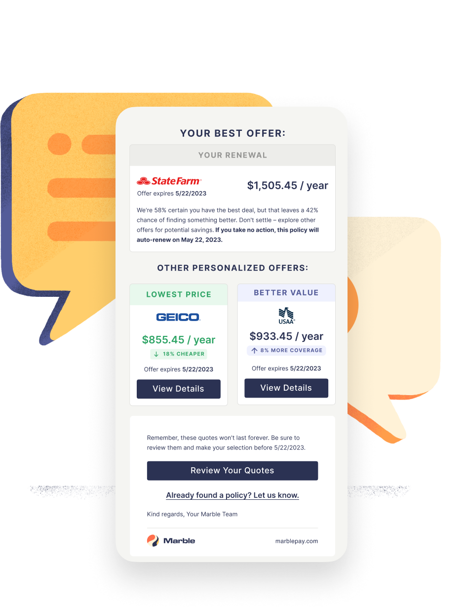 Marble Insurance | Save time and money on insurance