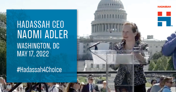 Story | Naomi Adler Delivers Powerful Speech at D.C. Reproductive ...