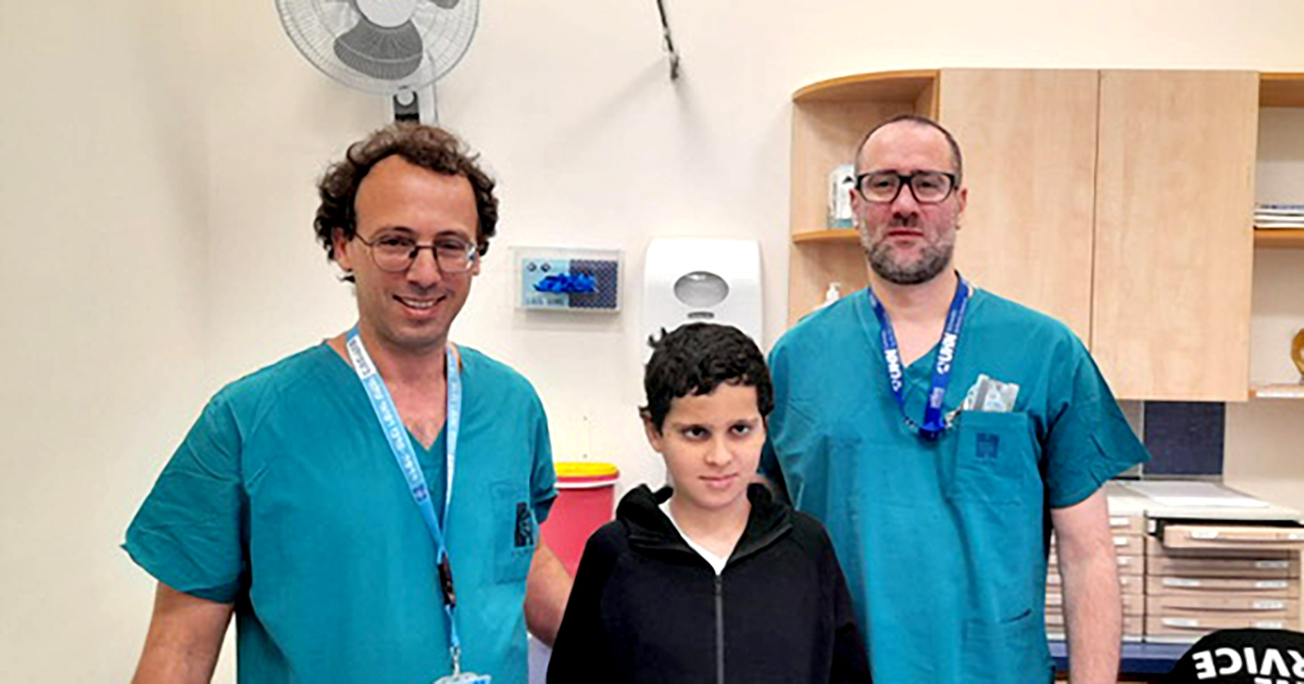 Story | Hadassah Doctors Reattach Young Palestinian’s Head to His Neck ...
