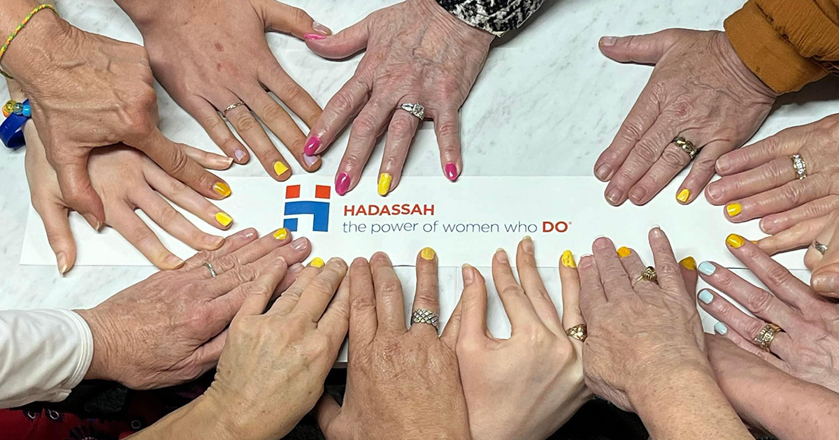 Story | Hadassah Builds on #EndTheSilence Momentum with Yellow Nail ...