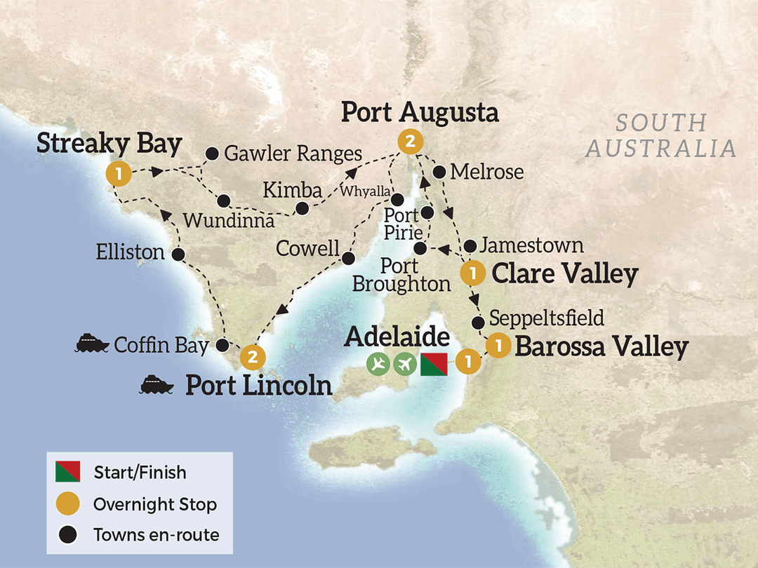 Explore our South Australian All Inclusive Tours for Over 50s - Fun Over 50