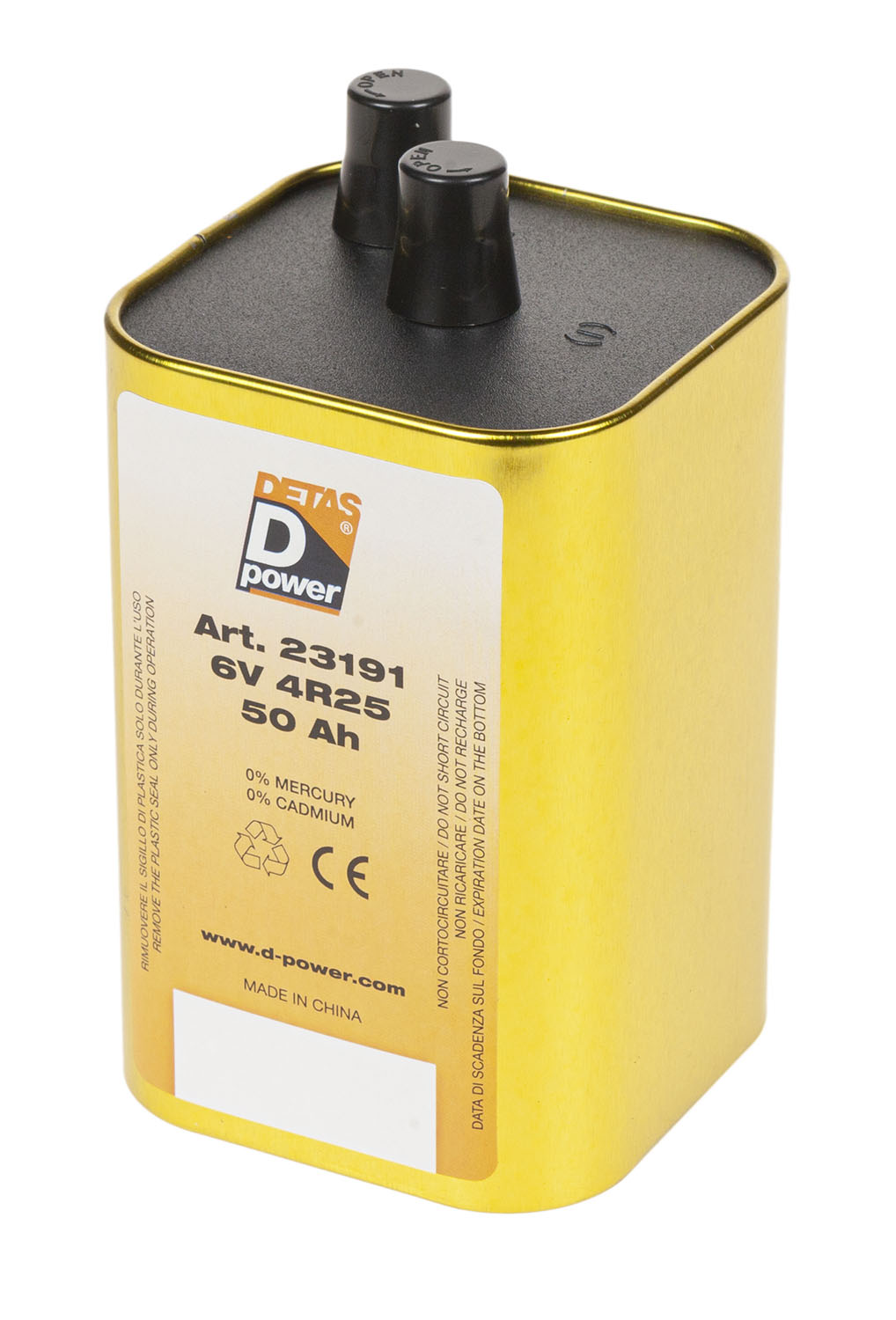 Batteries 4R 25 6V - D-Power