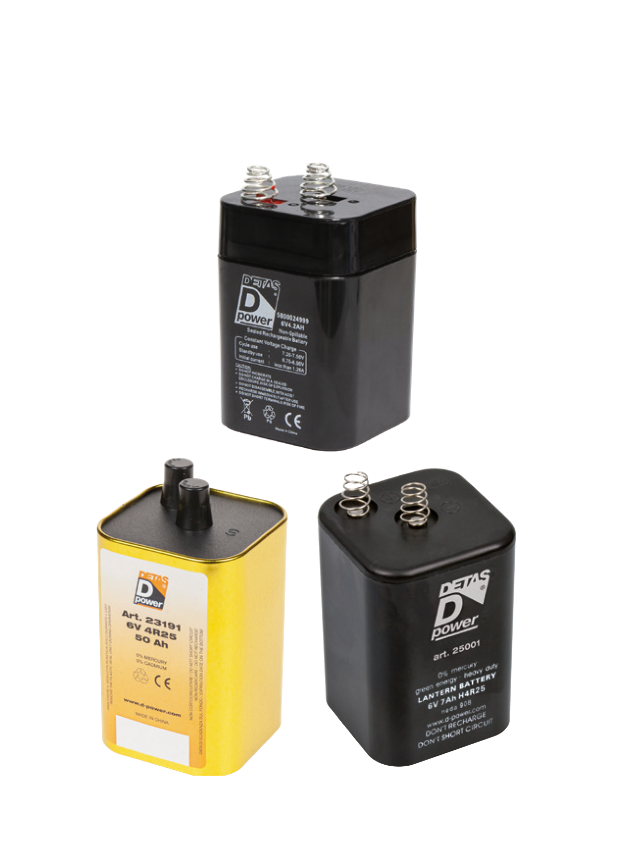 Batteries 4R 25 6V - D-Power